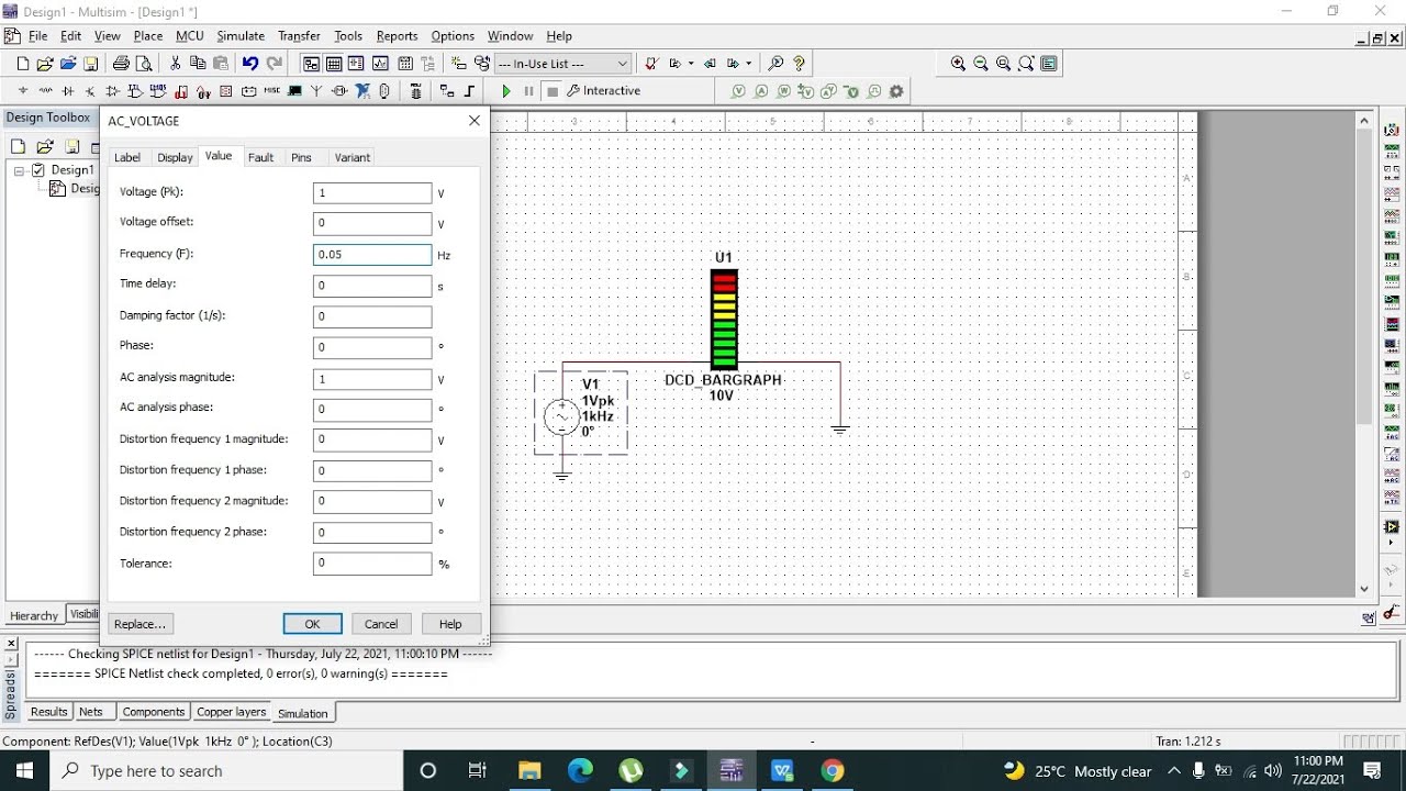 bar graph leds in multsim | how to use bar graph leds in multisim - YouTube