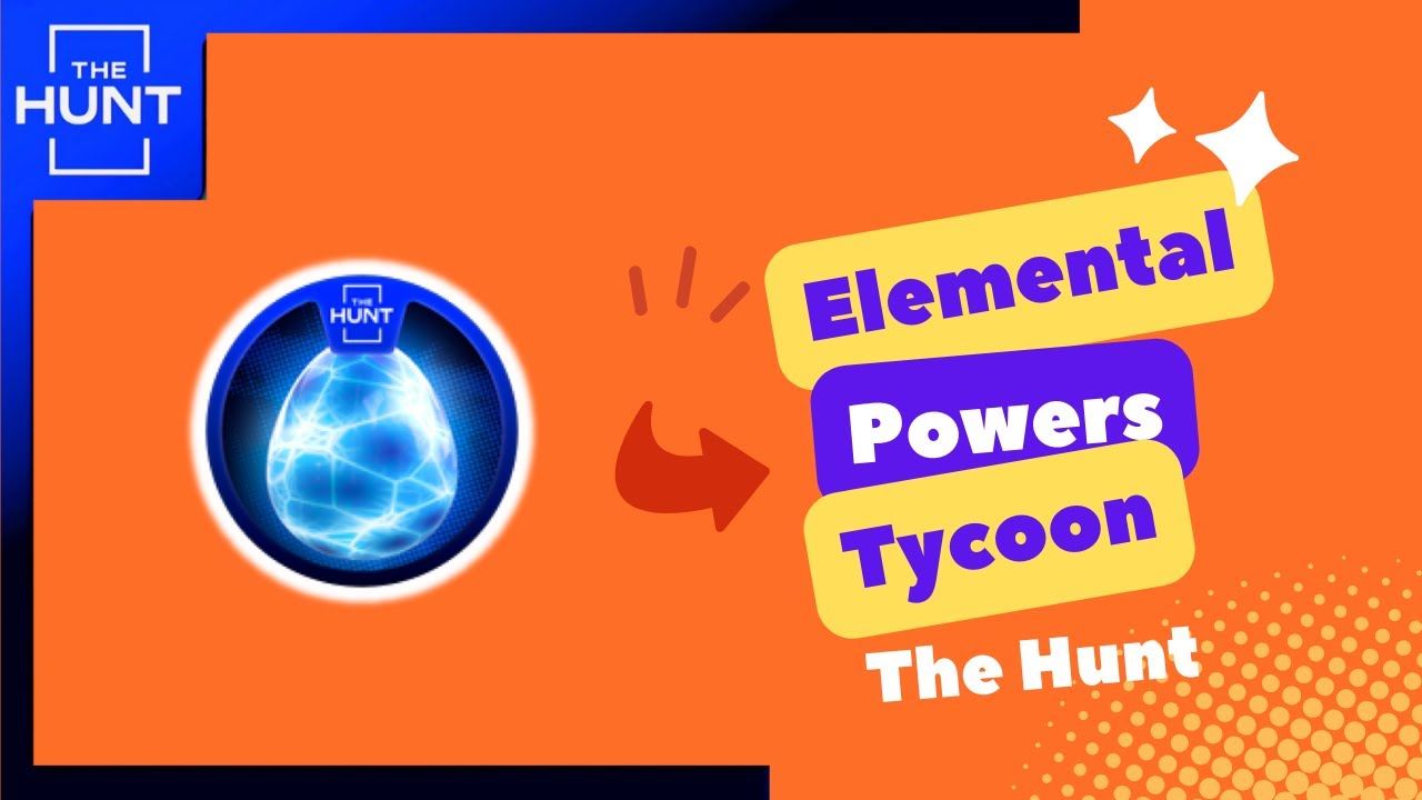 Elemental Powers Tycoon - The Hunt - Easy Badge - YouTube