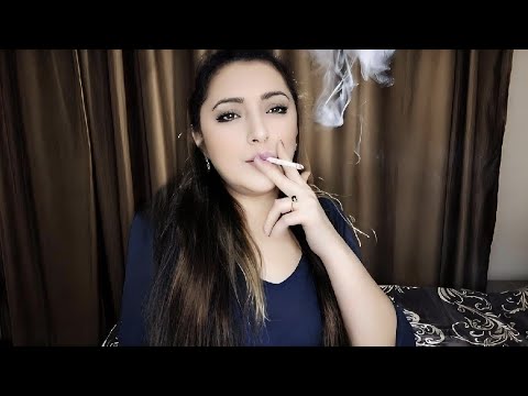 Smoking 2 Cigarettes Deep inhale - YouTube