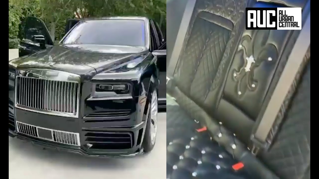 Drake Gives Tour Of $3M Custom Chrome Hearts Rolls Royce - YouTube