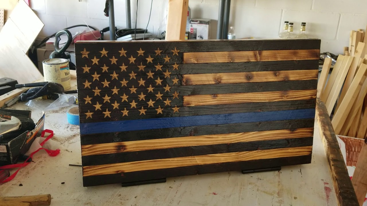 Small thin blue line concealment case - YouTube