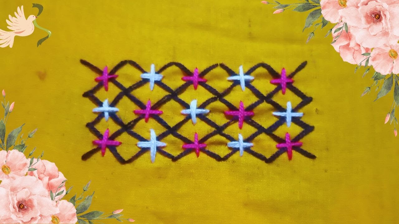 Latest hand embroidery designs. All over hand embroidery designs for ...