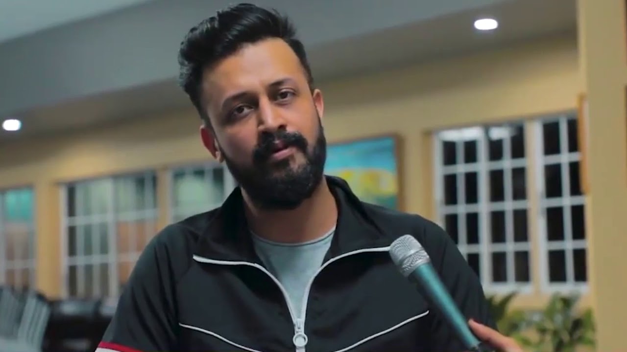 Atif Aslam singing without music - Tere Sang Yaara (2 lines) - YouTube