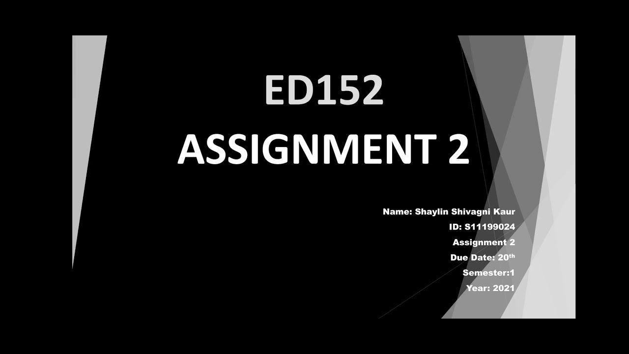 ED152 presentation - YouTube