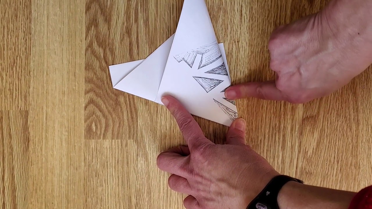 How to Fold a Paper Snowflake - YouTube