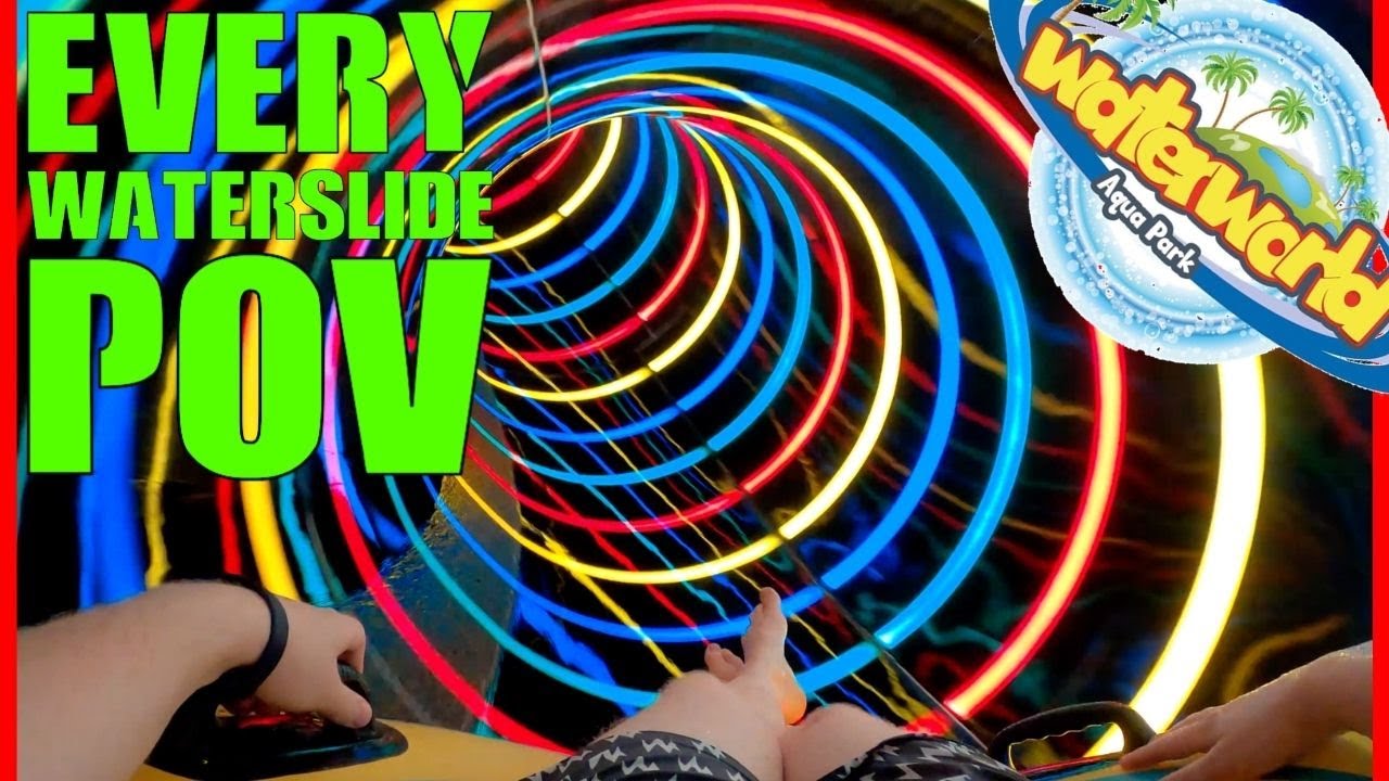 All Water Slides Rides POV 4K | WaterWorld Stoke on Trent - YouTube