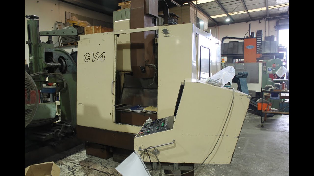 Niigata CV4 Vertical Machining Centre - YouTube