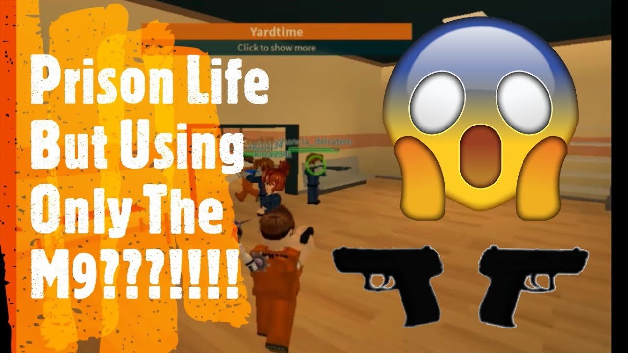 Prison Life But I Can Only Use The M9!!!! (Roblox) - YouTube