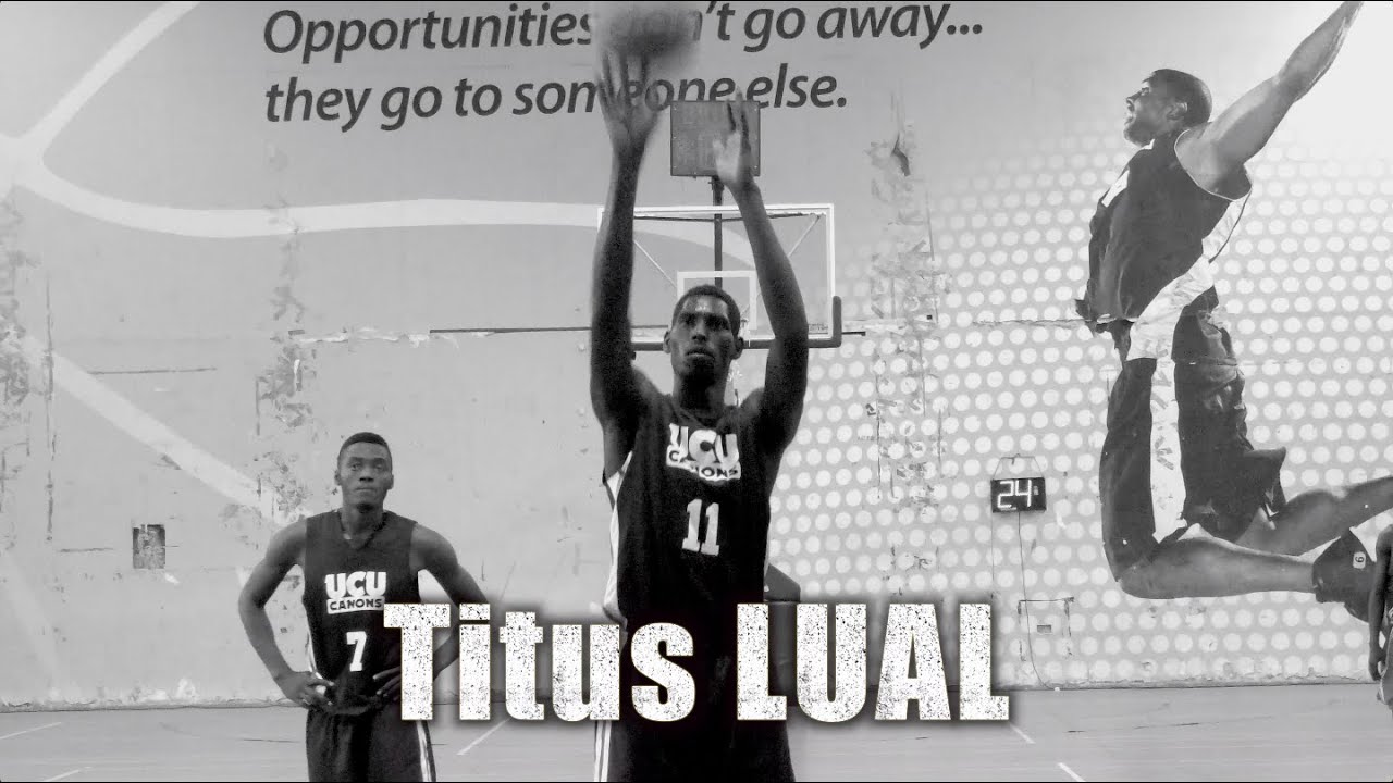 Titus Lual from South Sudan UCU Canons FUBA NBL Mens Individual ...