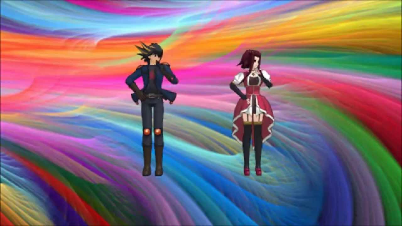 MMD- Rainbow (Lego Big Morl)- Aki and Yusei (Yu-Gi-Oh! 5Ds)- in ...