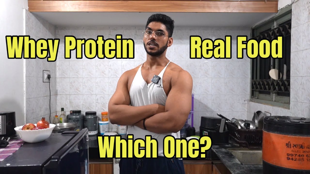 Whey protein or Real food 🦍 Day 84/100 - YouTube