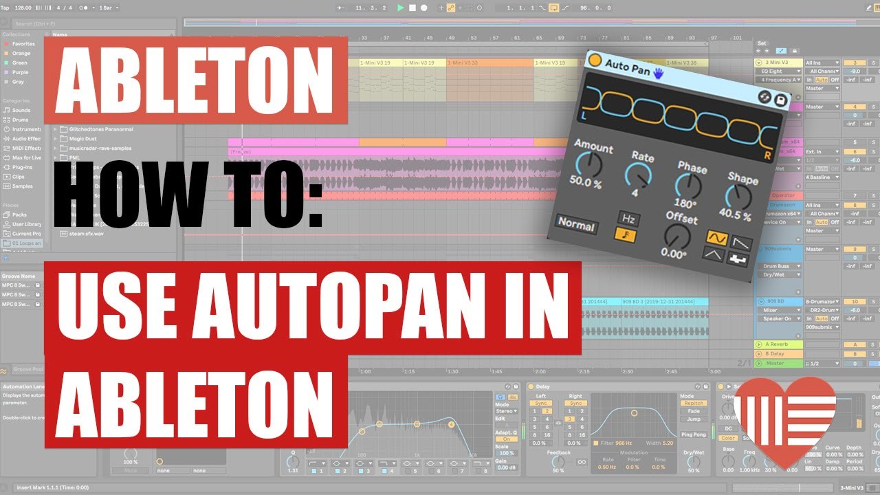 How To Use Autopan In Ableton Live - YouTube