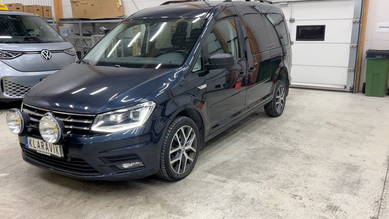 Köp Volkswagen Caddy Maxi TDI 2,0 4WD 7 sitsig på Klaravik - YouTube