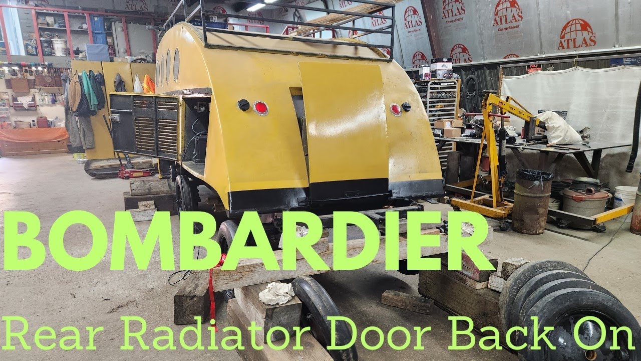 HOW TO INSTALL RADIATOR REAR COVER DOOR | BOMBARDIER - YouTube