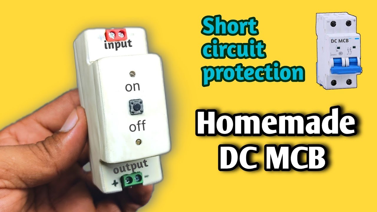 how to make 12volt mcb at home - YouTube