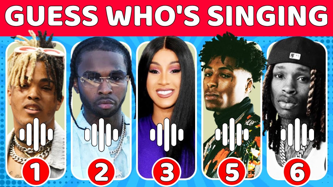 Guess Who is Singing 🎵👉 Most Popular Rap Songs #2 | Hard Quiz 99.9% ...