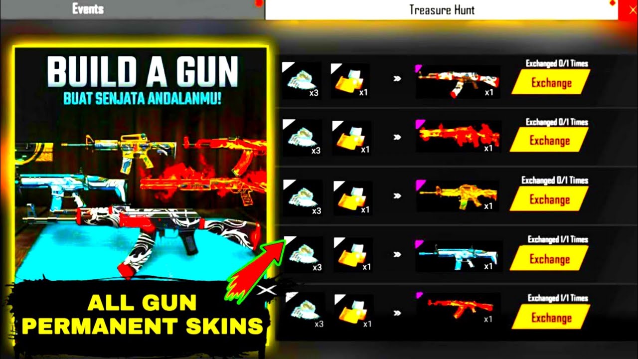 Permanent Legendary Gun Skins Build Your Legendary Guns Event 2020 Free ...
