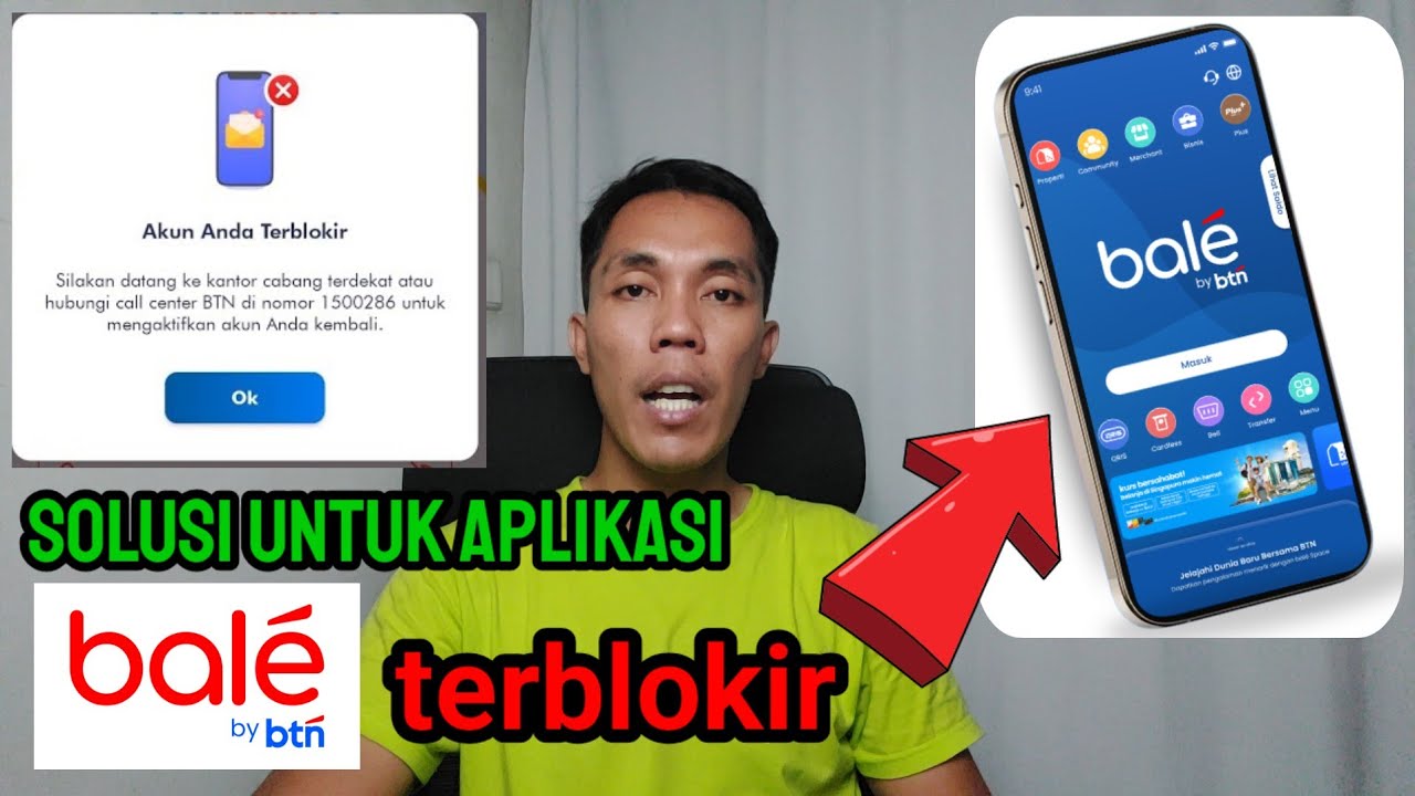 solusi app BALE by btn TERBLOKIR - YouTube