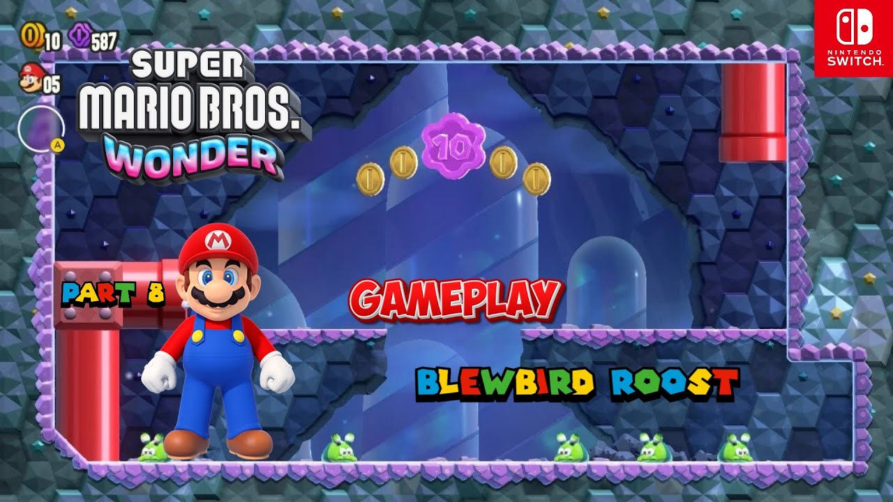 Super Mario Bros. Wonder | Nintendo Switch Full HD Gameplay | PART 8 ...
