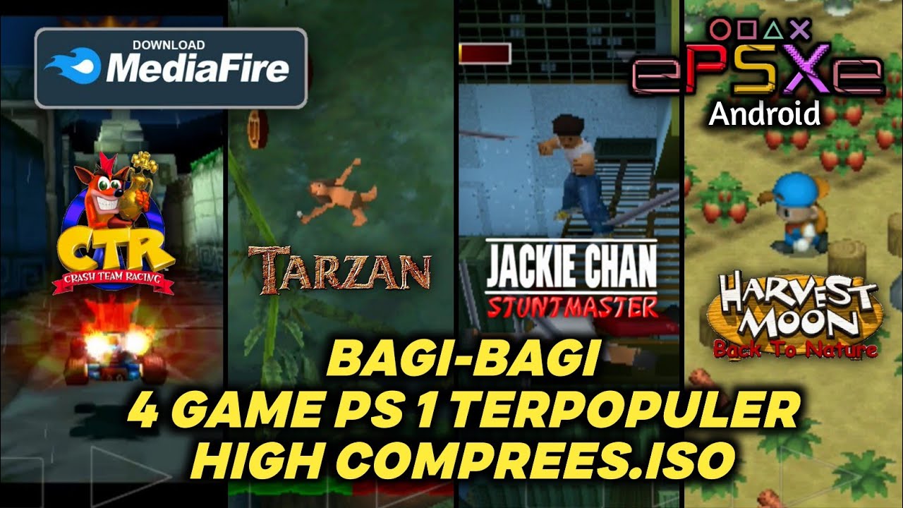 BAGI BAGI GAME PS 1 TERBAIK HIGH COMPRESS.ISO | DOWNLOAD GAME PS 1 ...