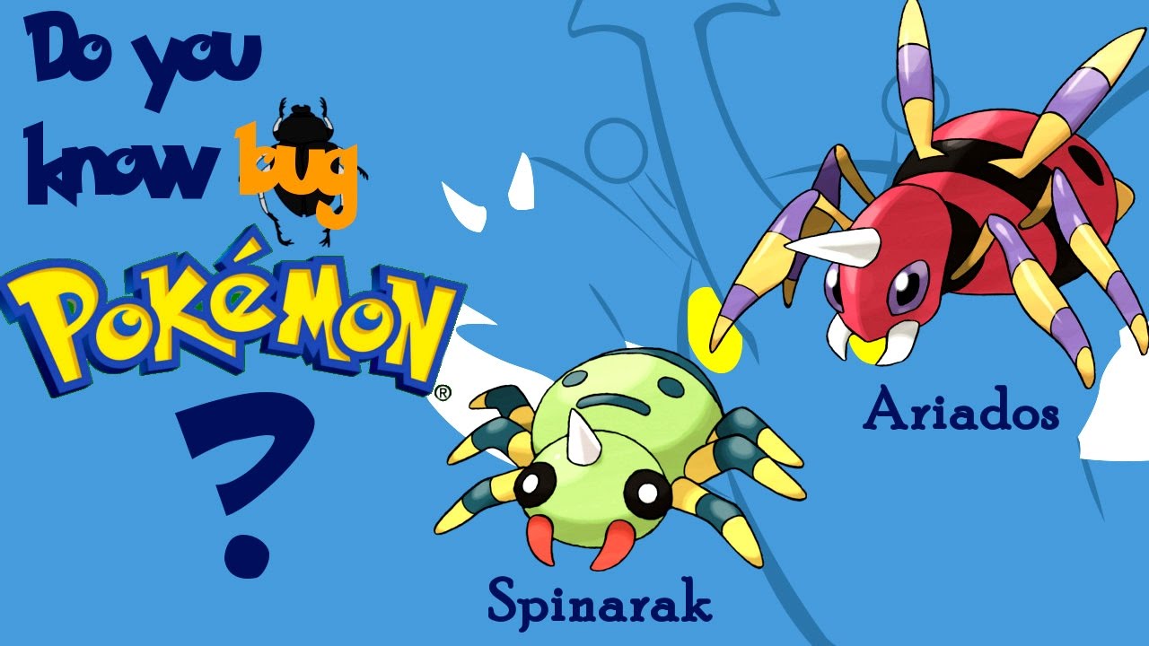 Do you know bug pokemon? - N° 167 - 168 Spiders? - YouTube