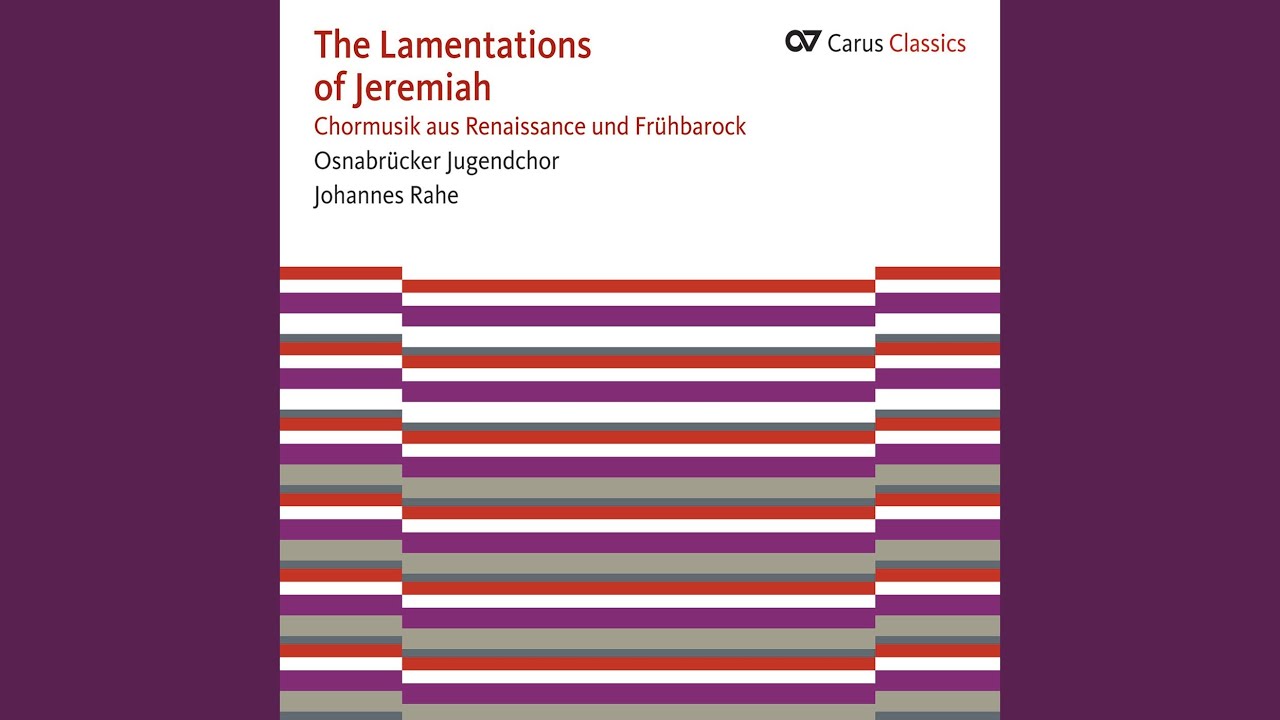 Lassus: Tristis est - YouTube