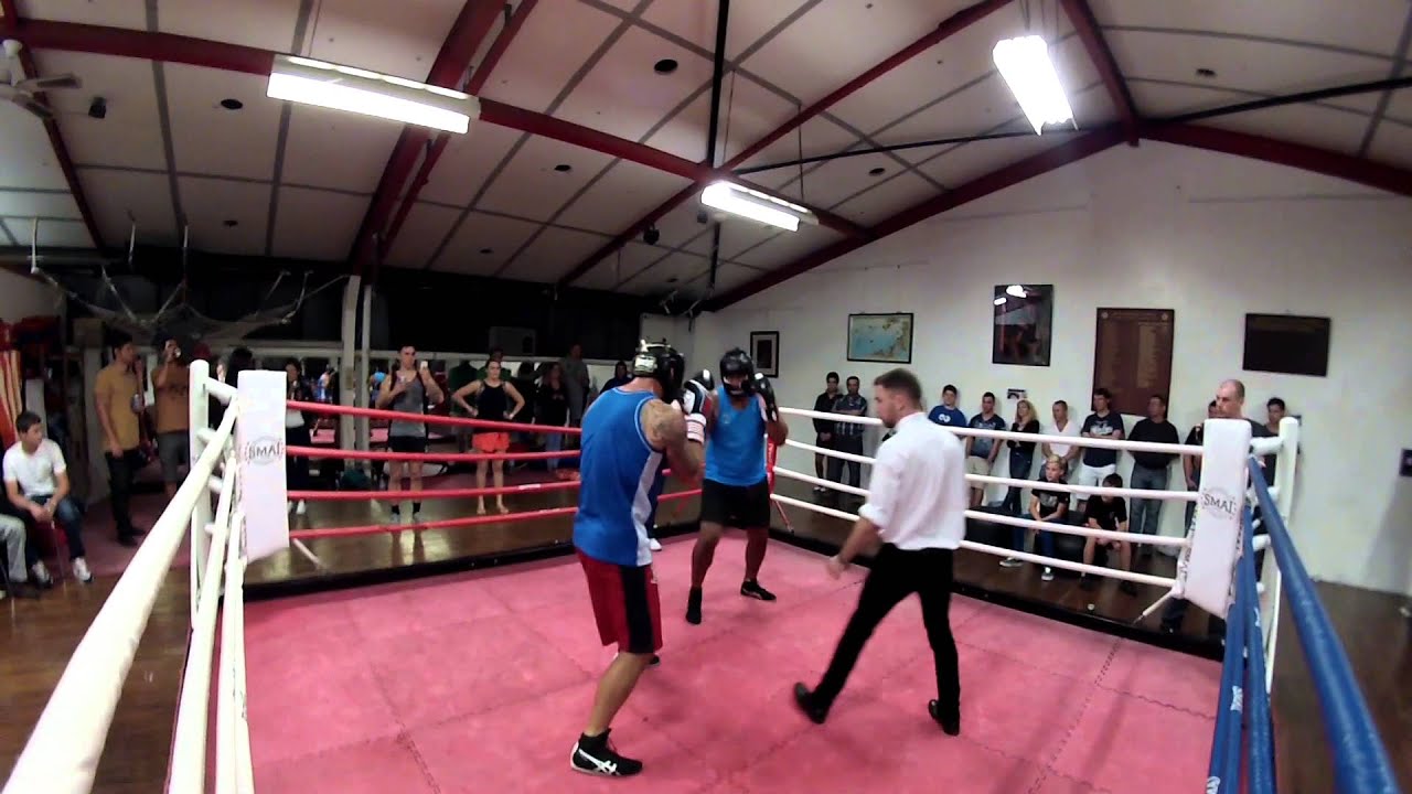 Sim Ting vs Dave Acklan Joe's Boxing Fight nite 2013 - YouTube
