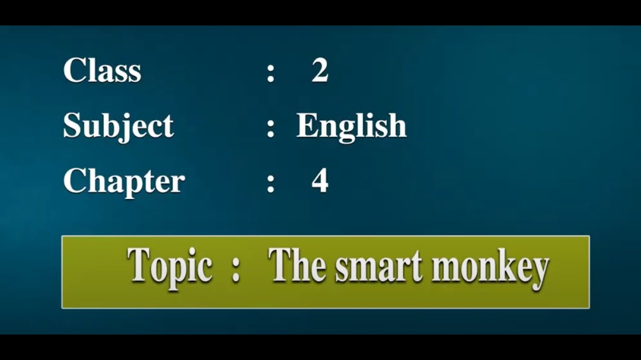 THE SMART MONKEY - YouTube