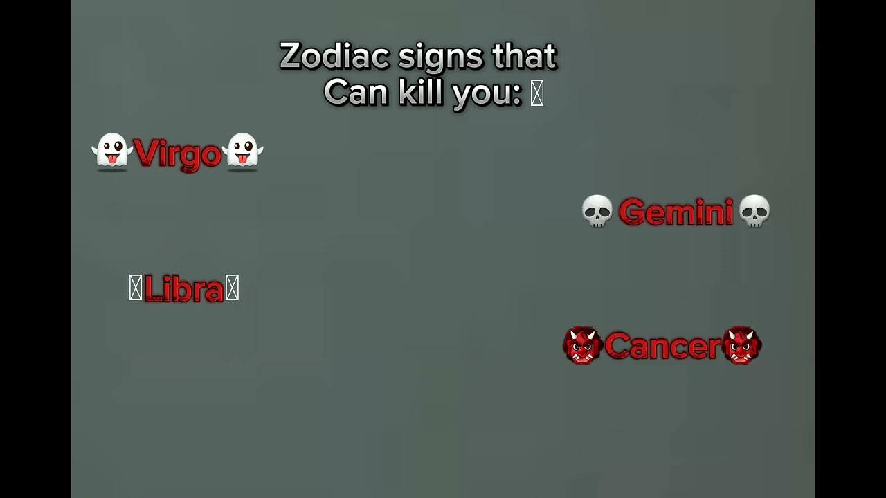 What zodiac sign will kill you 60 photos - Youhoroscope.com