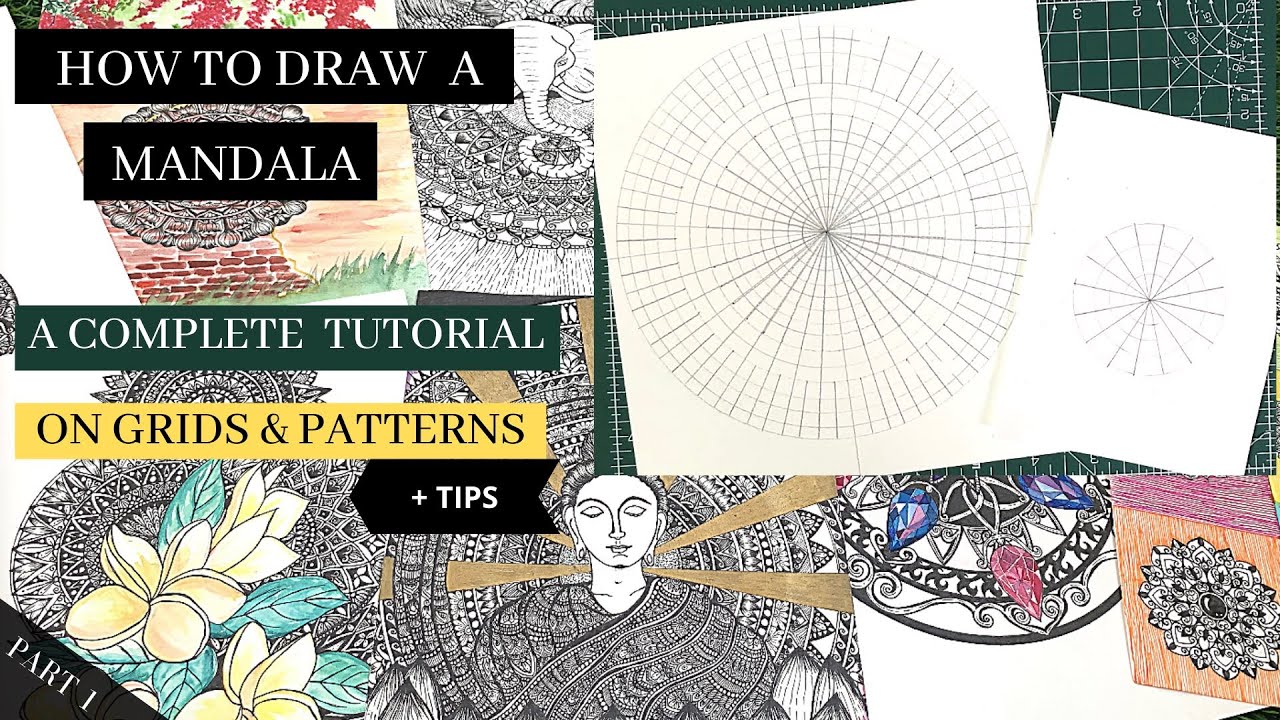 Mandala art for beginners ( Quick and Easy )| how to draw a mandala ...