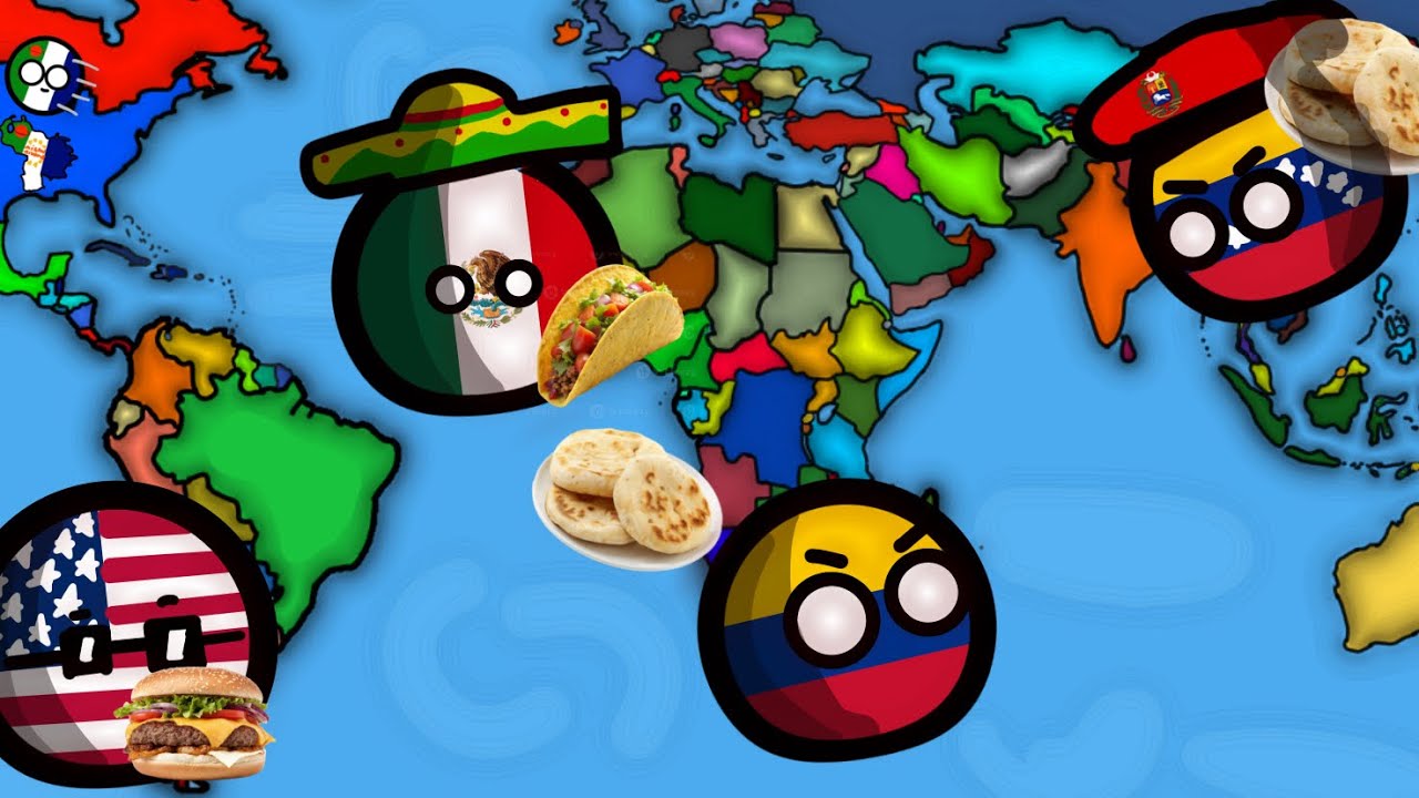 El mundial de gastronomía #countryballs - YouTube