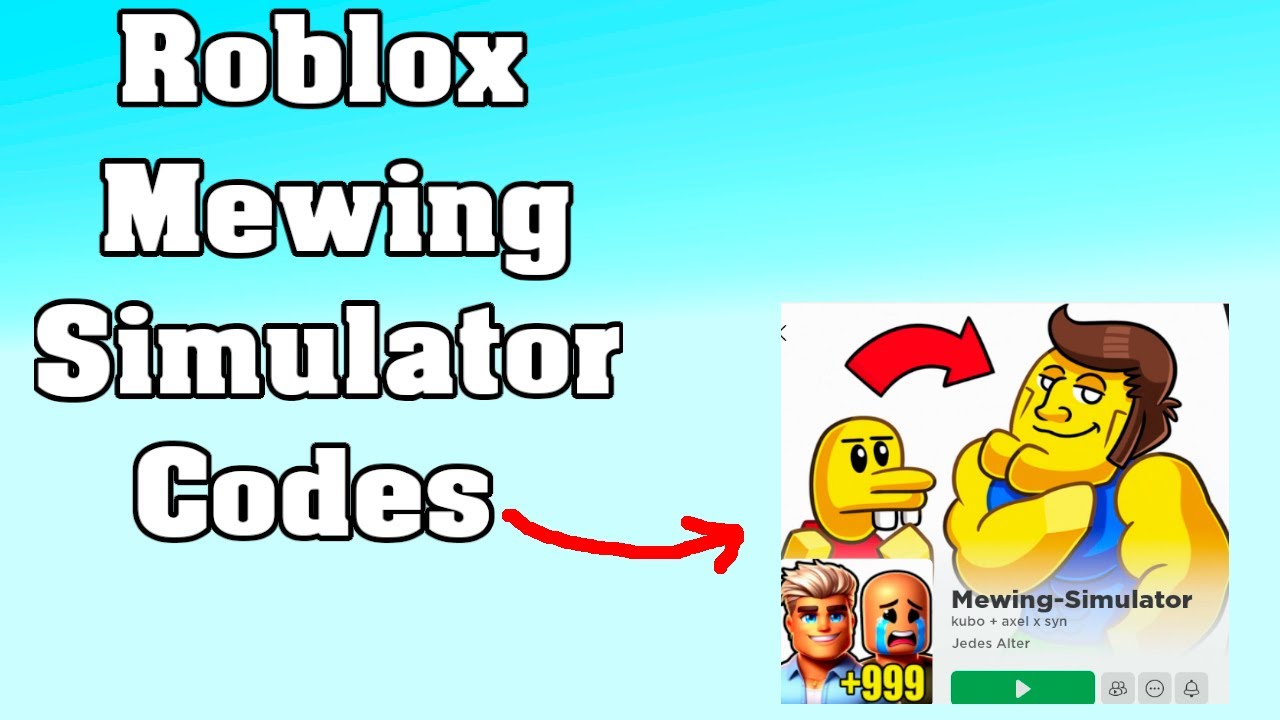 Roblox Mewing Simulator Codes ! 😱 - YouTube