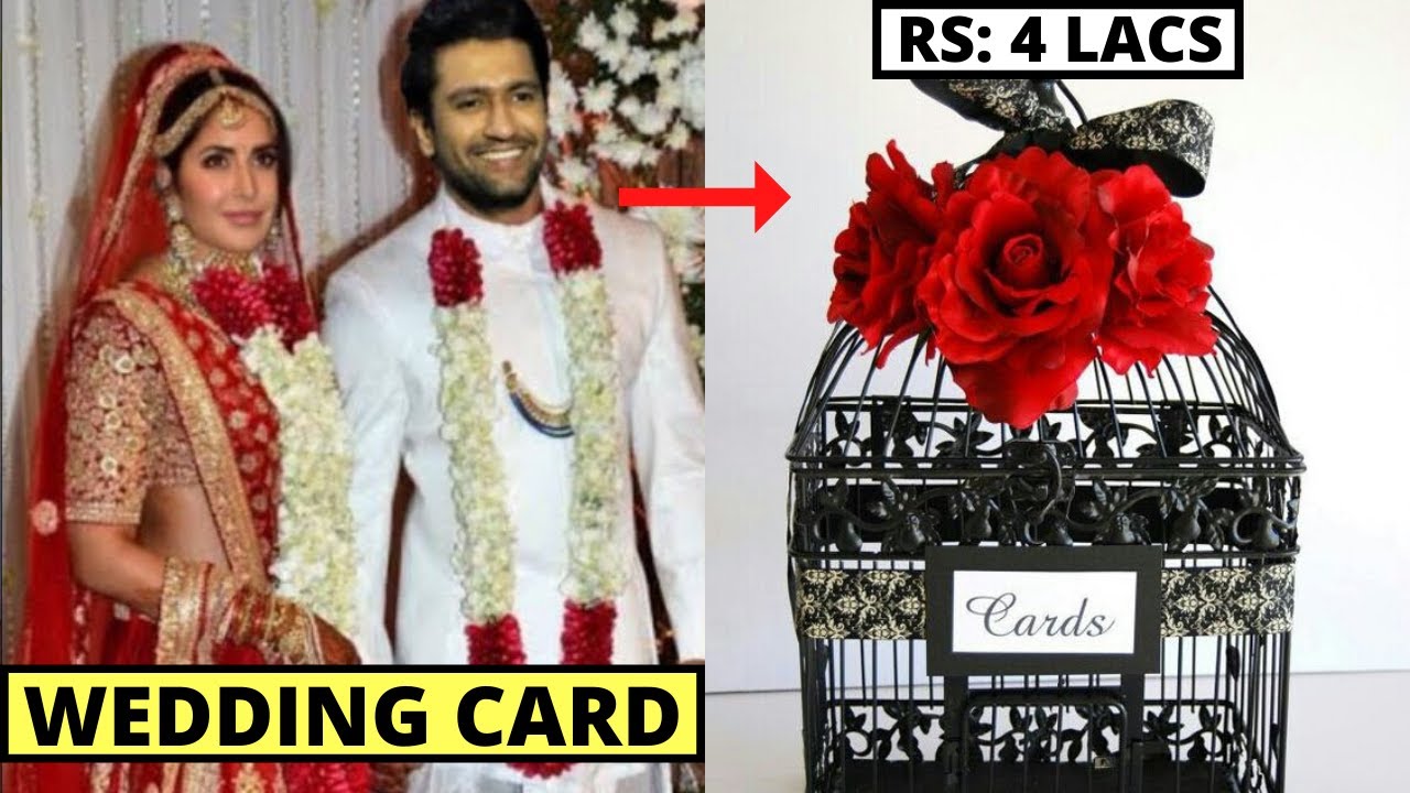 10 Most Expensive Wedding Cards Of Bollywood Celebrities 2021, Katrina ...