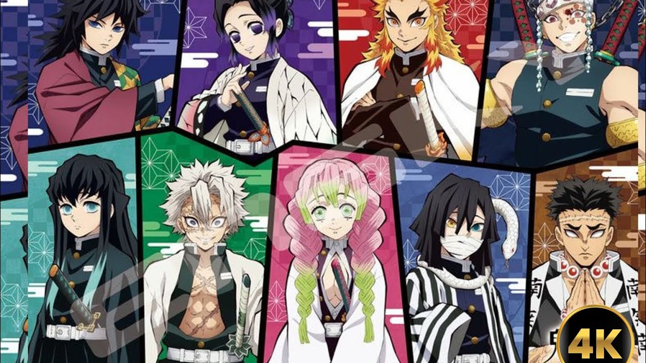 All Hashira 4k HD ll Anime Boiz - YouTube