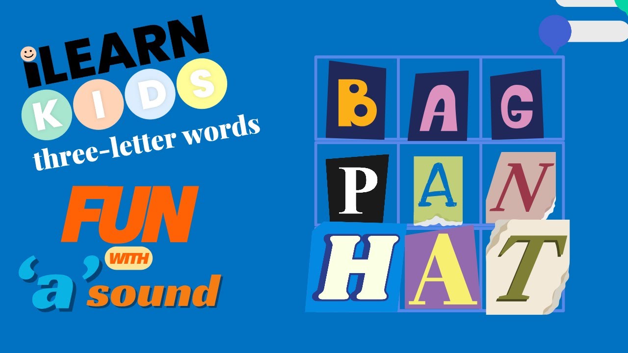 Learn to Read Three-Letter Words (CVC Words) | Phonics for Kids ...