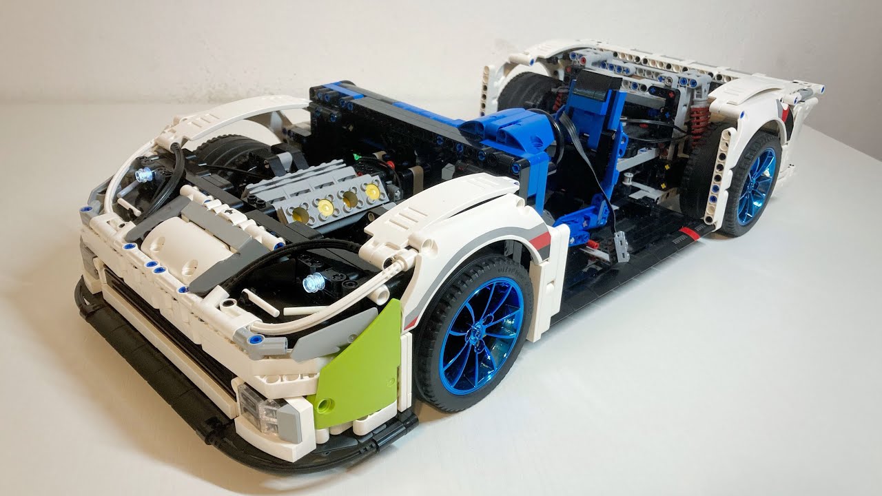 HOW TO BUILD a Lego Corvette C6 ZR1 4/5 Front and seats - YouTube