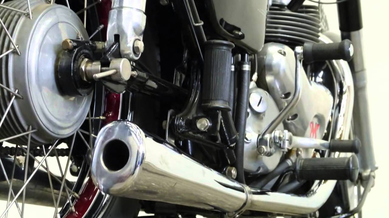 matchless G9 500 ccm vertical twin from 1956 @ avintago.ch - YouTube