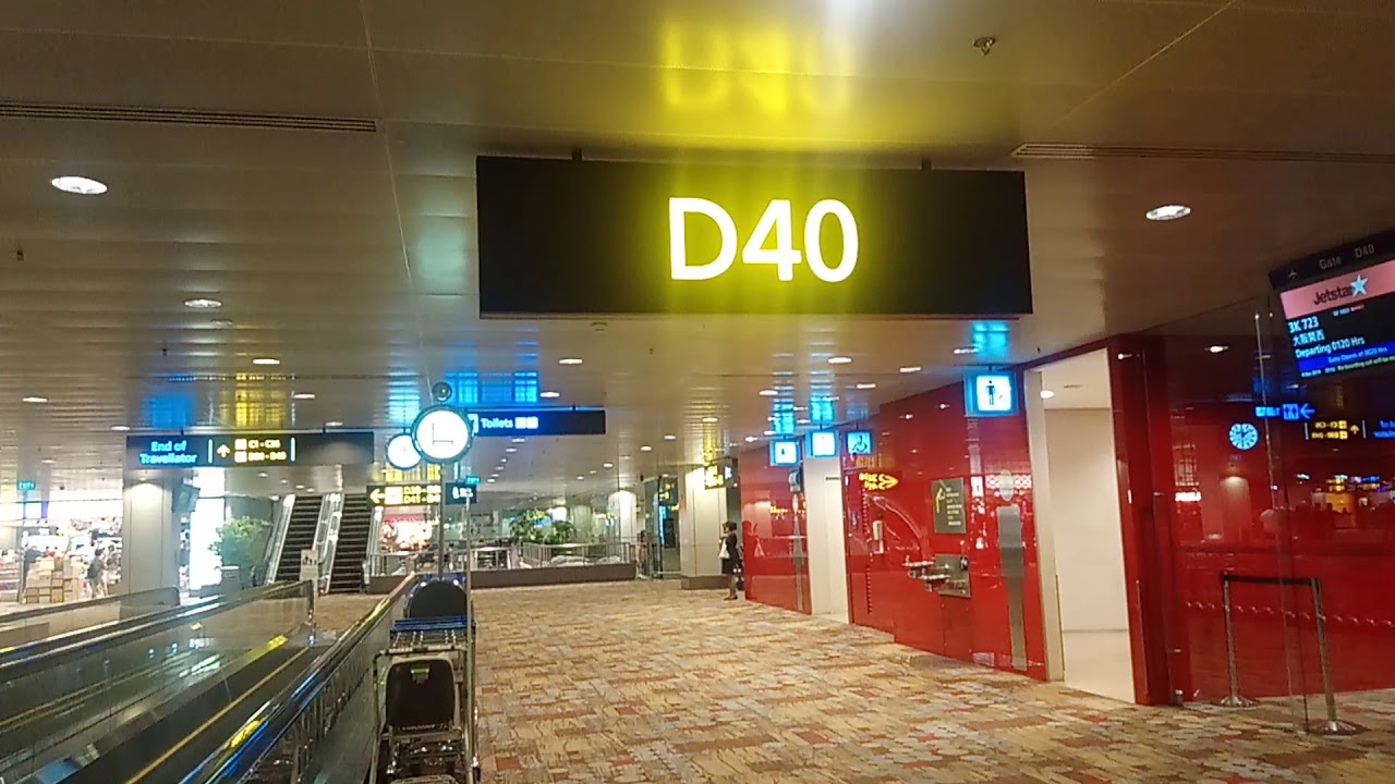 Jetstar 3K791- Singapore to Okinawa -gate D40 - YouTube