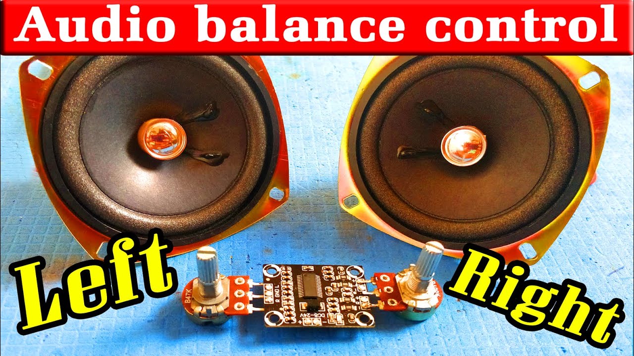amplifier balance volume connection | how to connect balance control ...