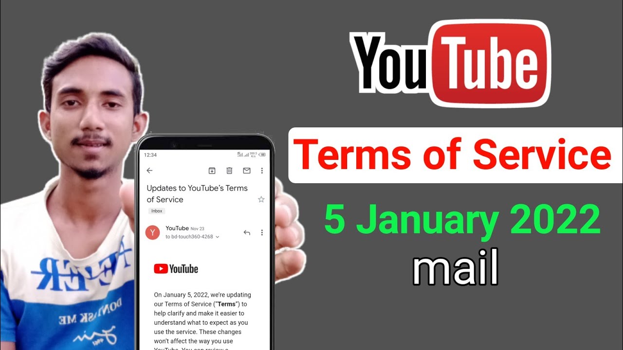 YouTube New Update to YouTube's Terms of Service 2021 - YouTube