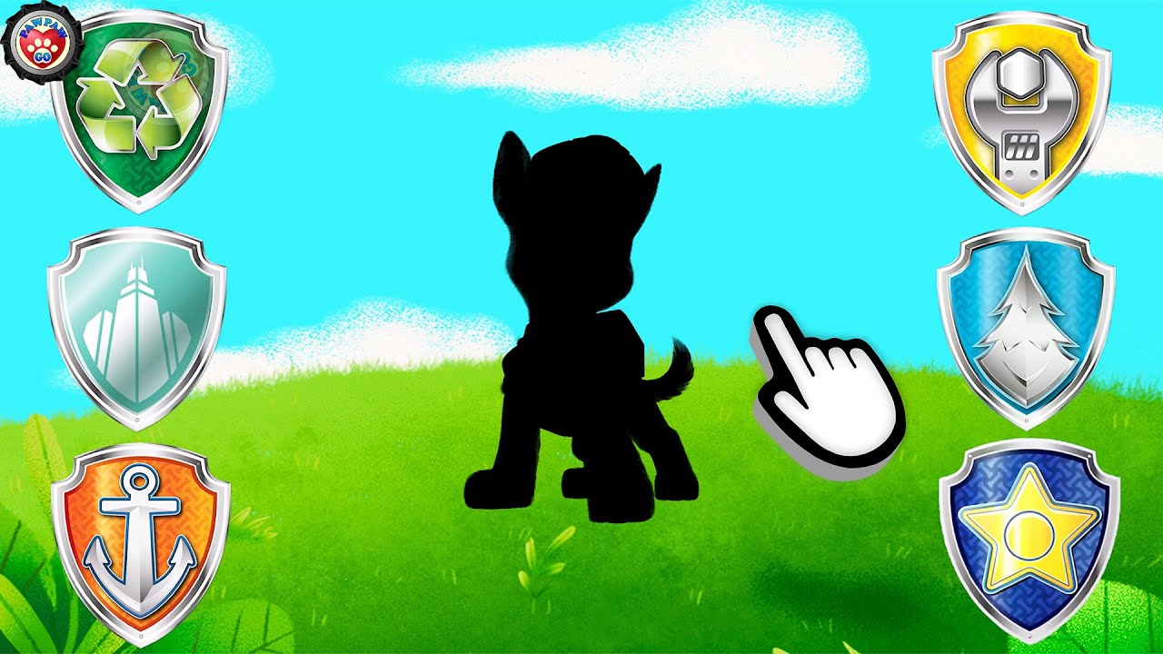 PAW Patrol - Match The Shadow #2 - Video For Kids - YouTube