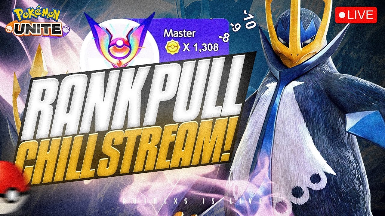 🔴 RANK PUSH ️ RANK PULL ️ | CHILL NOON STREAM | POKEMON UNITE LIVE ...