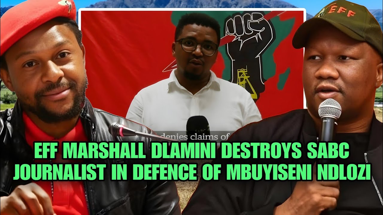 EFF Marshall Dlamini Destroys SABC Journalists In Defence Of Mbuyiseni ...