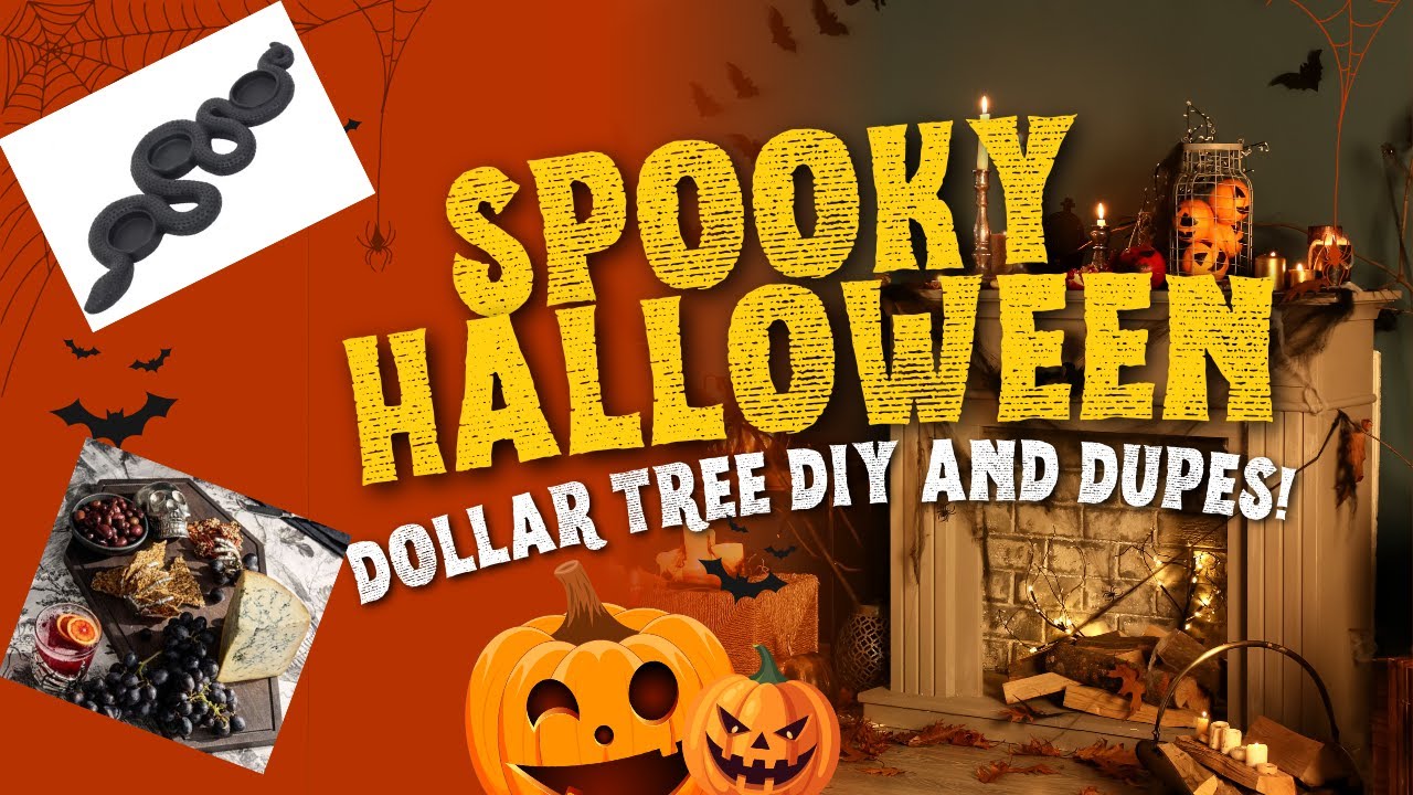 FUN Halloween Spooky Dollar Tree DIY's!! #diy #dollartreecrafts # ...