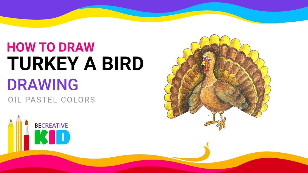 How to Draw Thanksgiving Day Turkey painting drawing art #thanksgiving ...