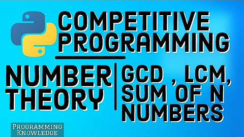 Competitive Programming Using Python - YouTube