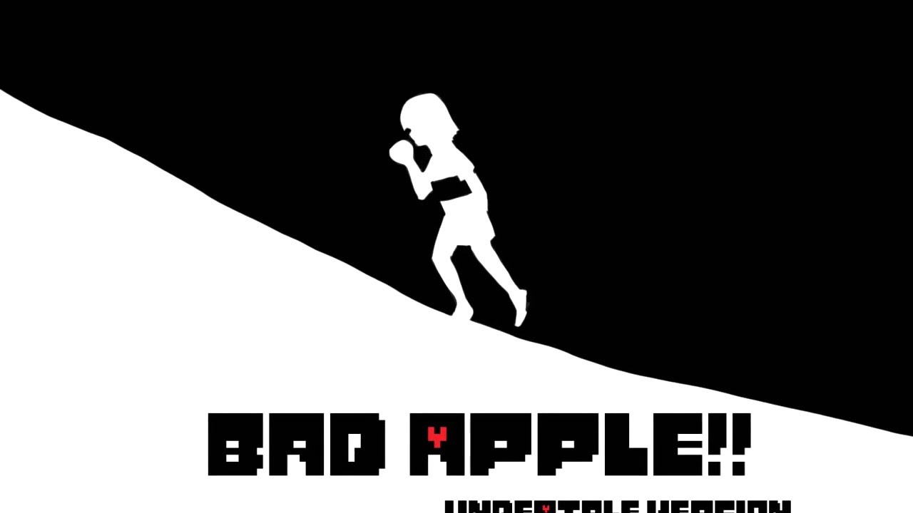 ♫UNDERTALE 動畫♫ Bad Apple ＊中文字幕＊ - YouTube