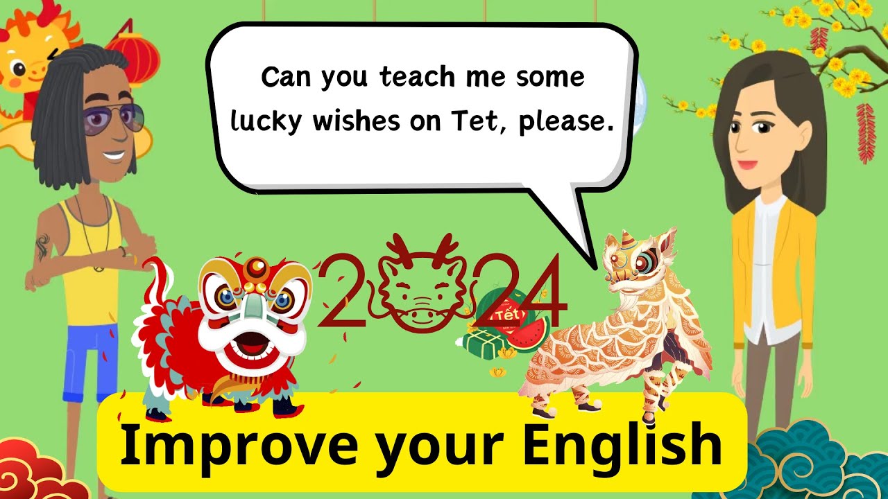 Lunar new year || English Conversation Practice || Learn English for ...