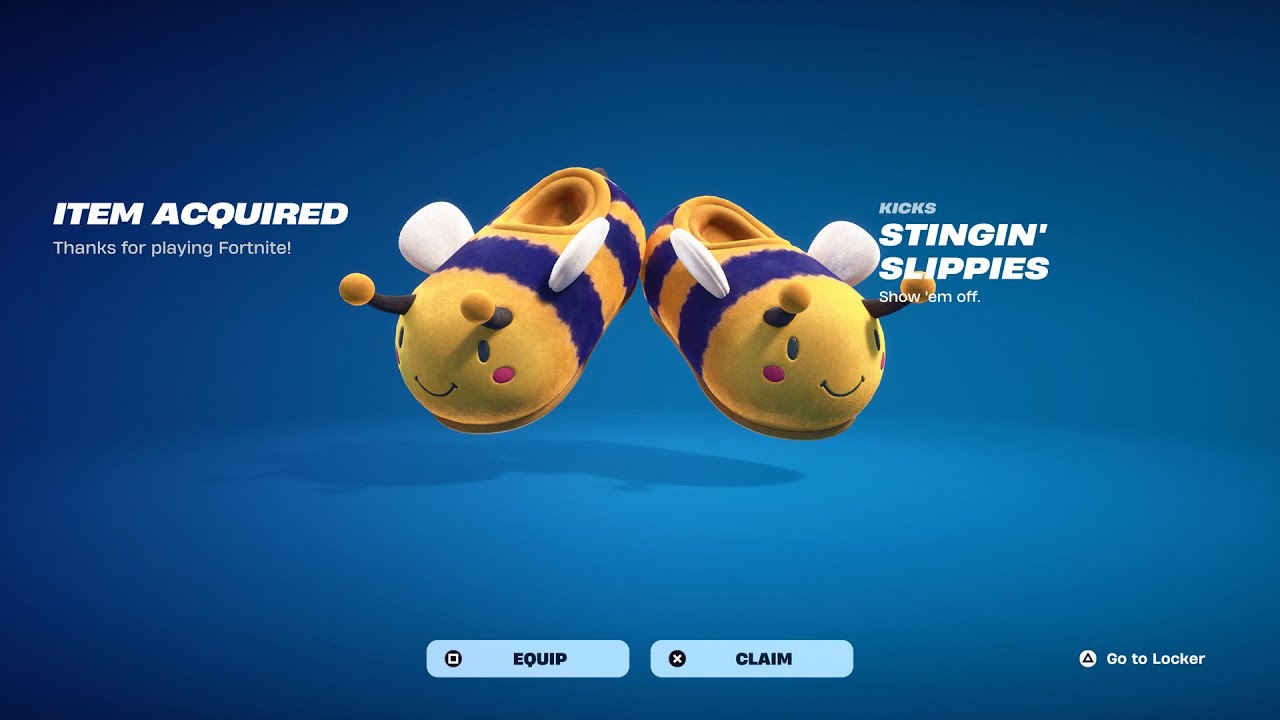 How to Get Stingin Slipper Kicks NOW FREE In Fortnite! - YouTube