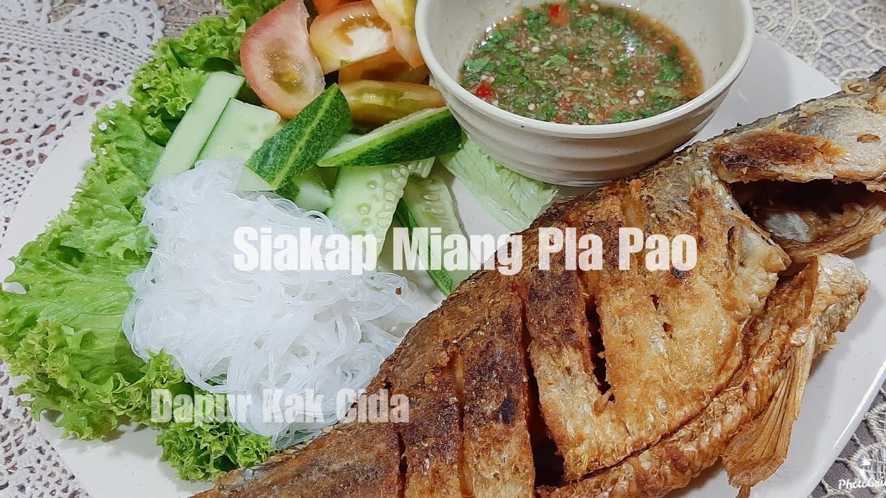 #72- Siakap Miang Pla Pao- Menu Thailand - YouTube